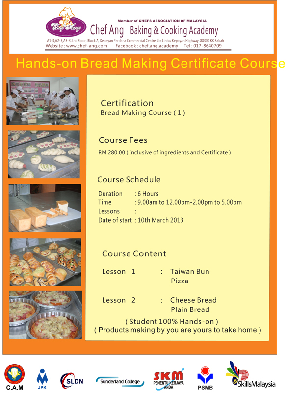 Chef Ang Baking & Cooking Academy - Full Time, Part Time Baking Classes ...