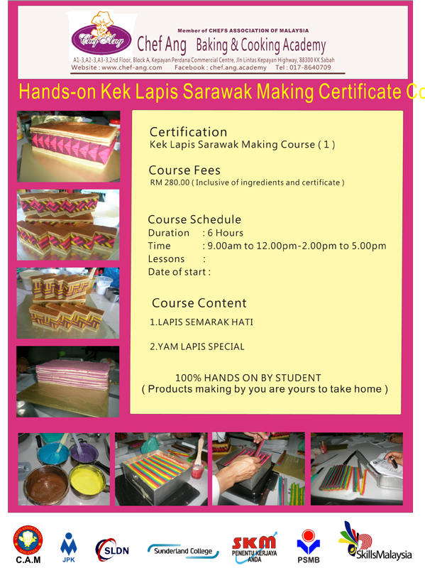 Chef Ang Baking & Cooking Academy - Full Time, Part Time Baking Classes ...