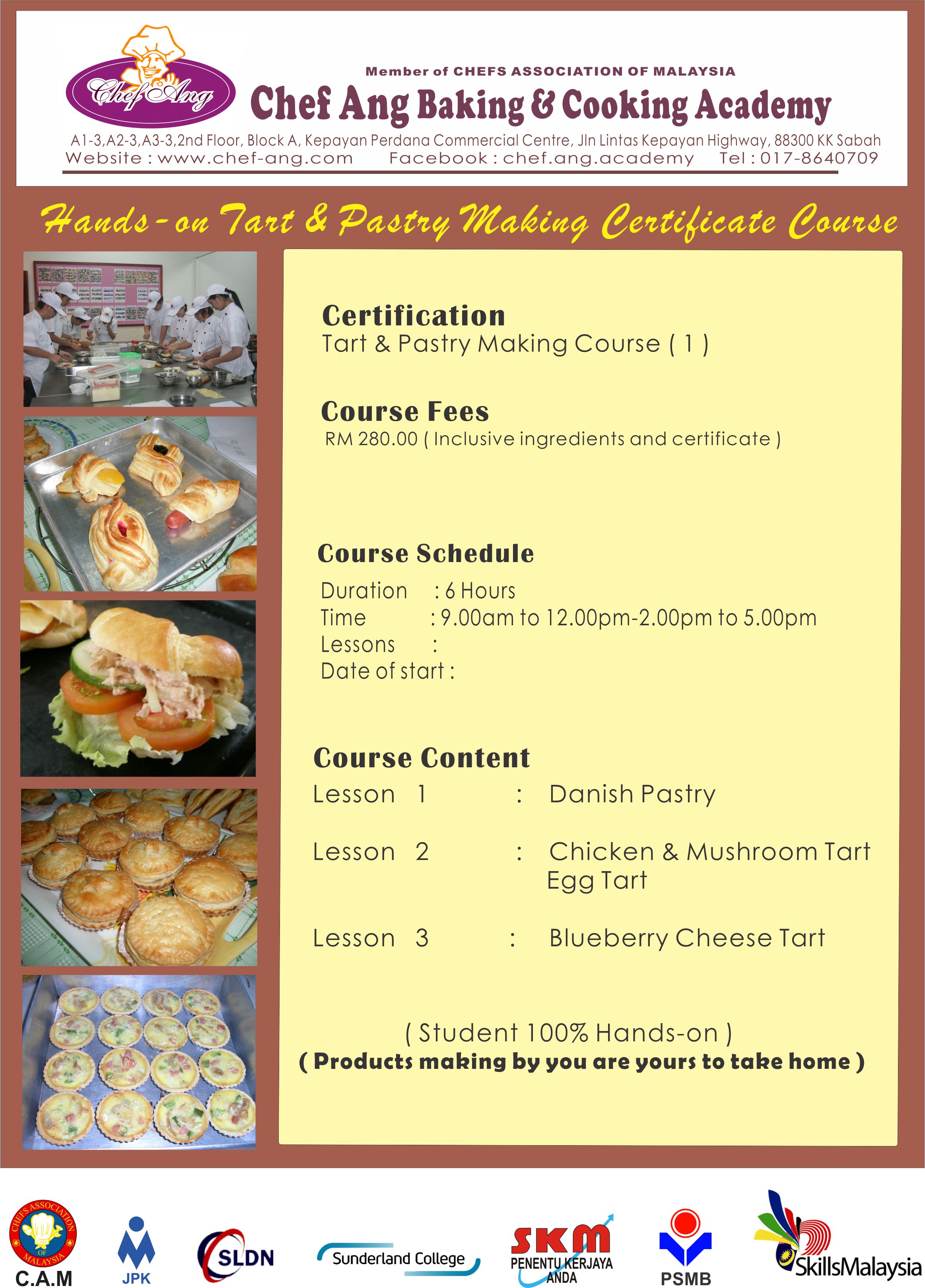 Chef Ang Baking & Cooking Academy - Full Time, Part Time Baking Classes ...