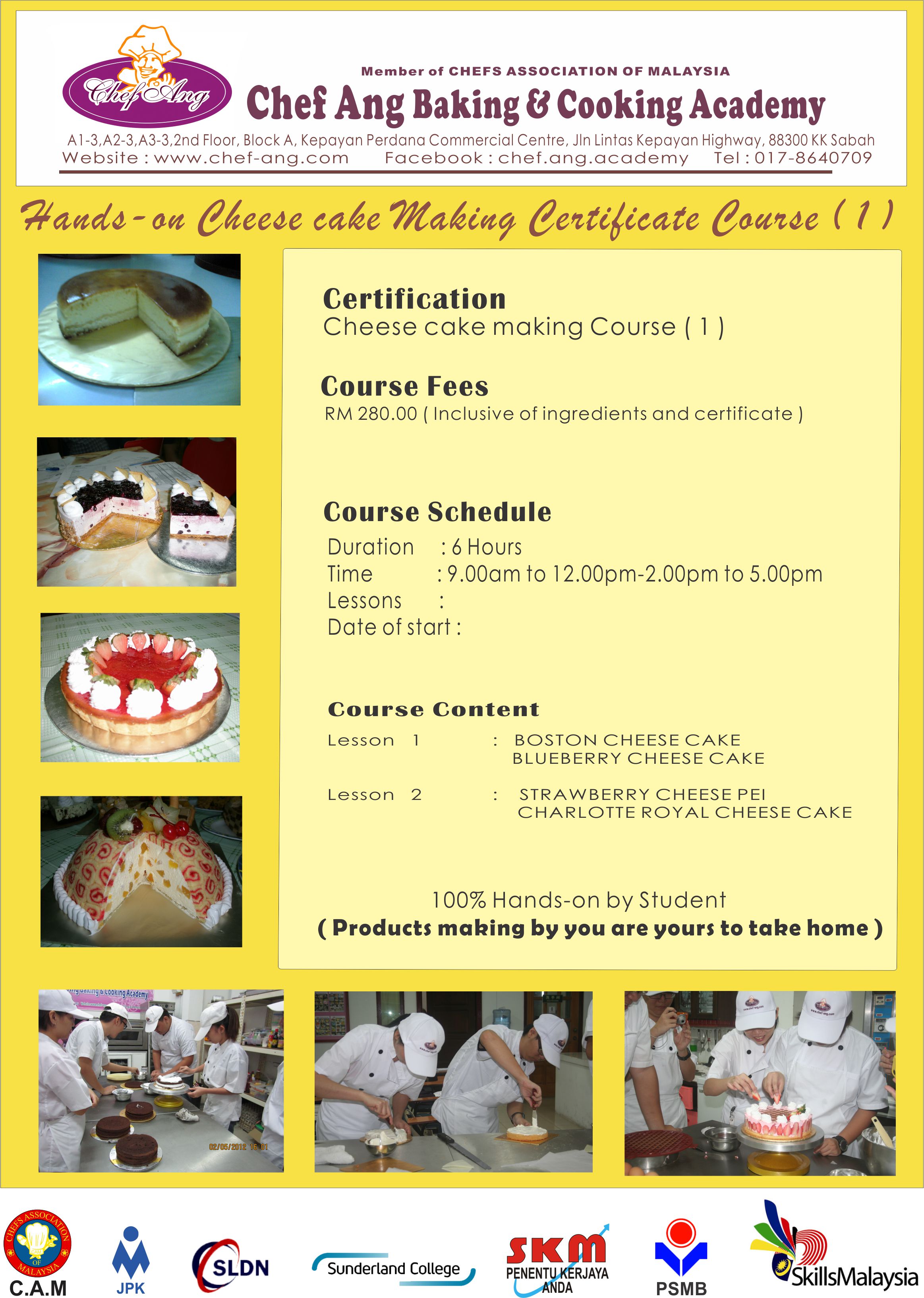Chef Ang Baking & Cooking Academy - Full Time, Part Time Baking Classes ...
